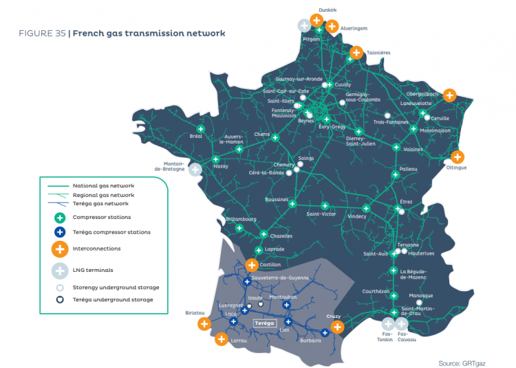 French gas network plan | European Gas Hub