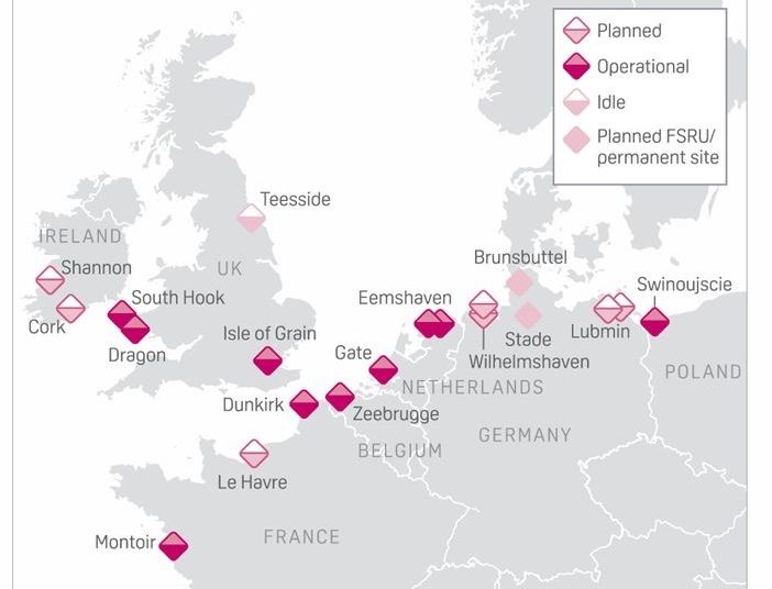 Northwest European LNG projects landscape – December 2022 | European ...