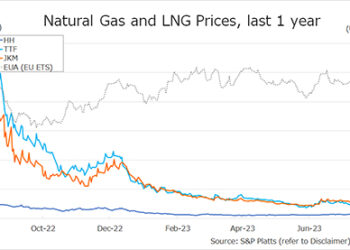 Natural gas and spot LNG prices: TTF gas price remains febrile ...
